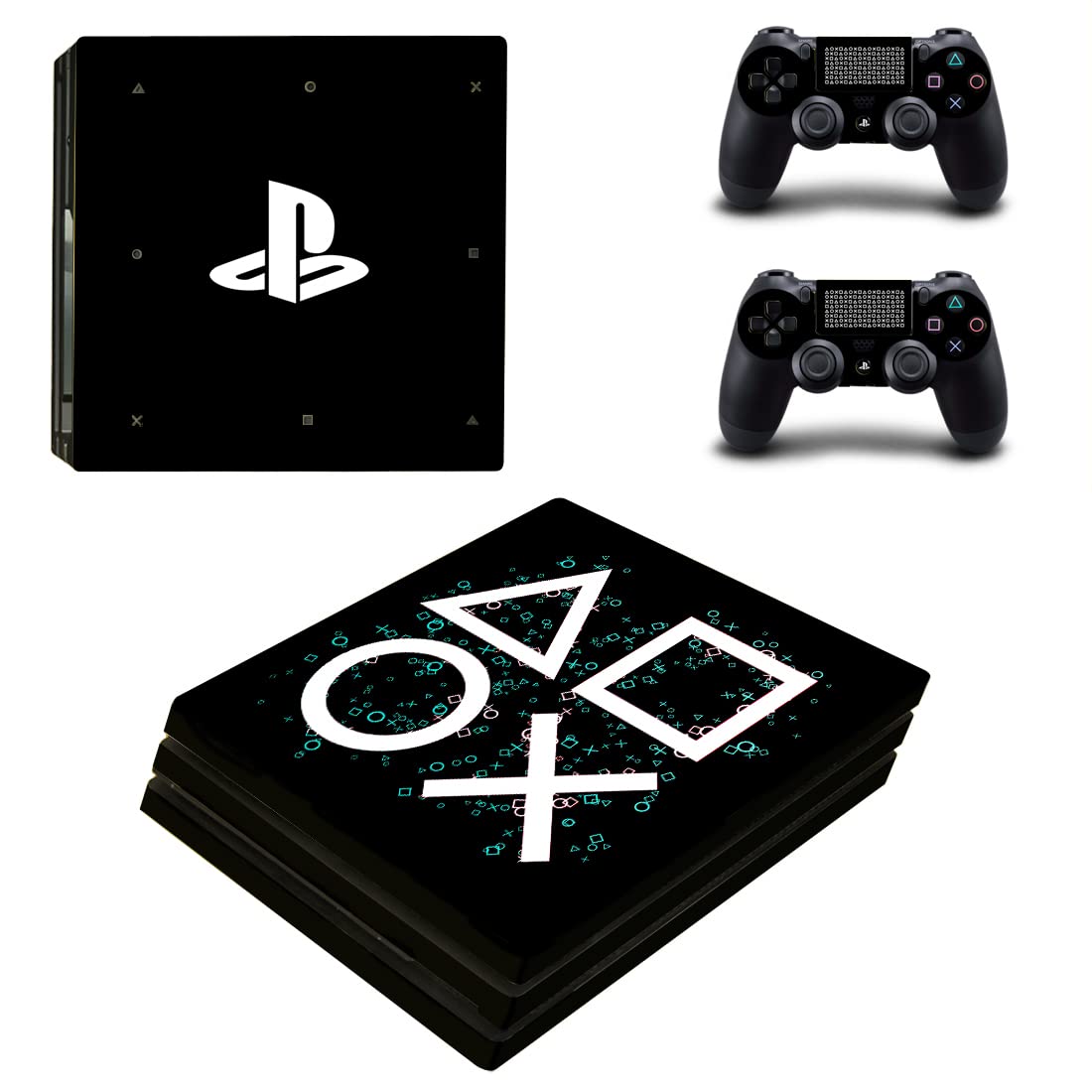 Mua JOCHUI PS4 Pro Console Skin PS4 Controller Skins Game Icons PS4 Pro ...