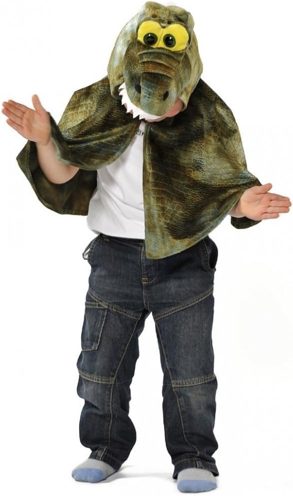 Crocodile Costume Kids Fancy Dress Kids Costume, 3-7 Years Unisex ...
