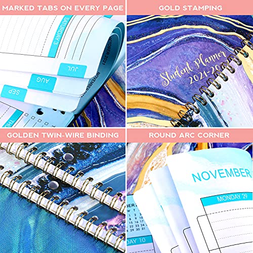 2021-2022 Student Planner - School Planner with Stickers, July 2021 ...