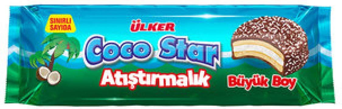 Amazon.com : Ulker CocoStar Coco Star Ring Atistirmalik 154 gr 5.4 OZ ...