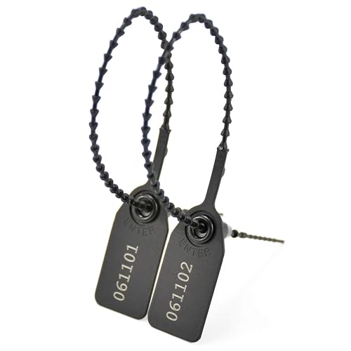Plastic Tamper Seals, Numbered Zip Ties for Fire Extinguisher Pull Tite ...