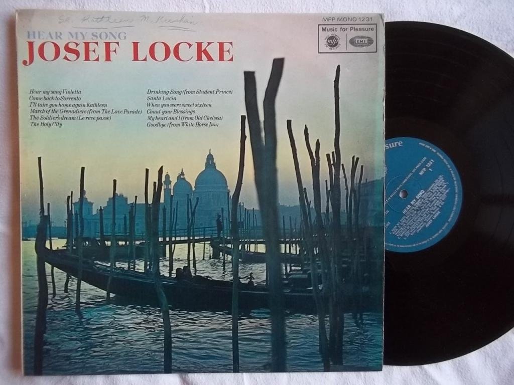 Josef Locke - Josef Locke Hear My Song 1968 UK vinyl LP MFP1231 ...