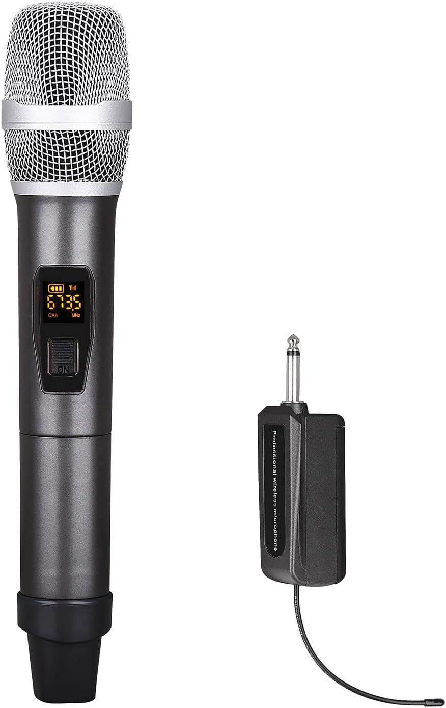 Amazon.com: MicrocKing Wireless Microphone Wireless Microphone System ...