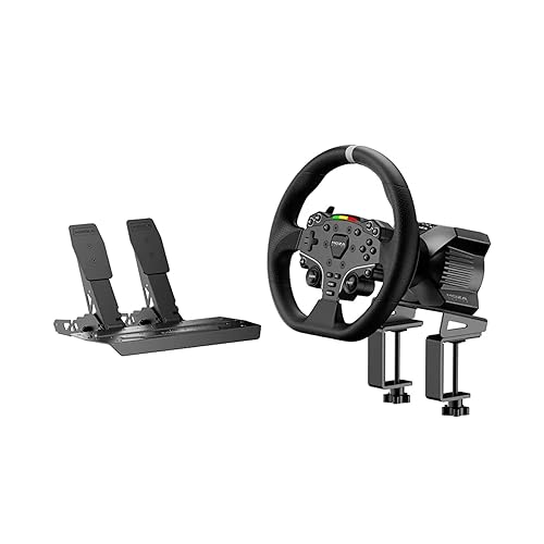 MOZA R3 Racing Wheel and Pedals Bundle for PC, 3.9Nm Direct Drive ...