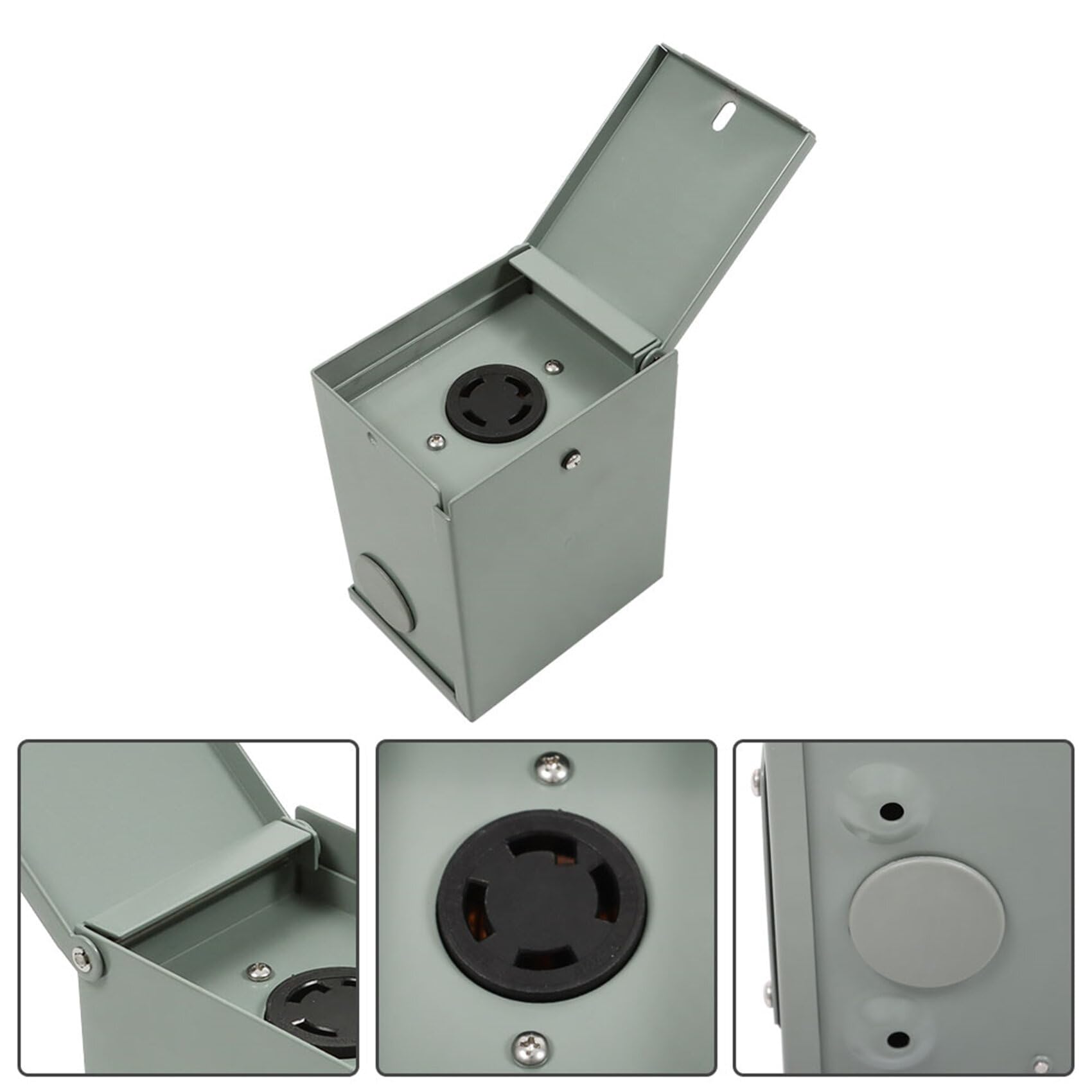 Labwork 30A Hinged Door Power Junction Box NEMA L14-30R Power Junction ...