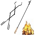 Amazon.com: 26" Fireplace Fire Pit Tongs & 32" Fire Pit Poker ...