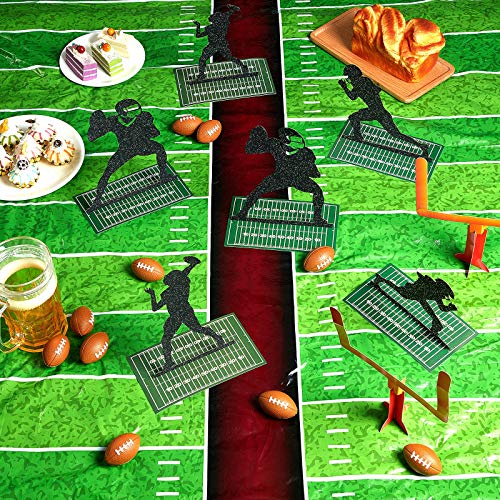 9 Pieces Football Party Decorations, Football Goal Post Centerpieces ...