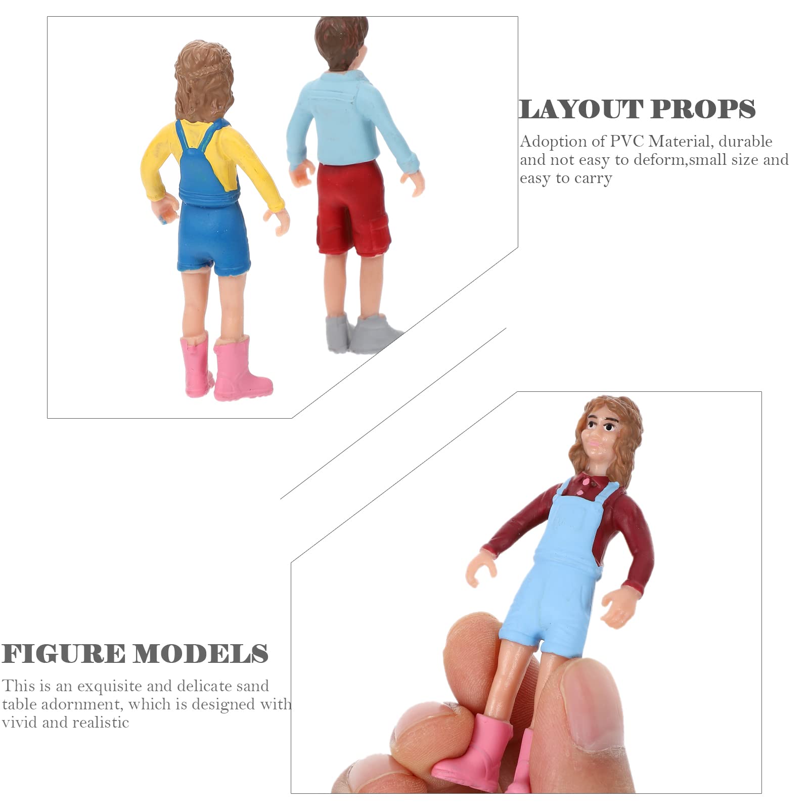 Mua Kisangel 1 Set Character Model Standing People Figures People Scale ...