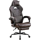 Amazon.com: NIONIK SEGEDOM Gaming Chair with Footrest and Massage ...