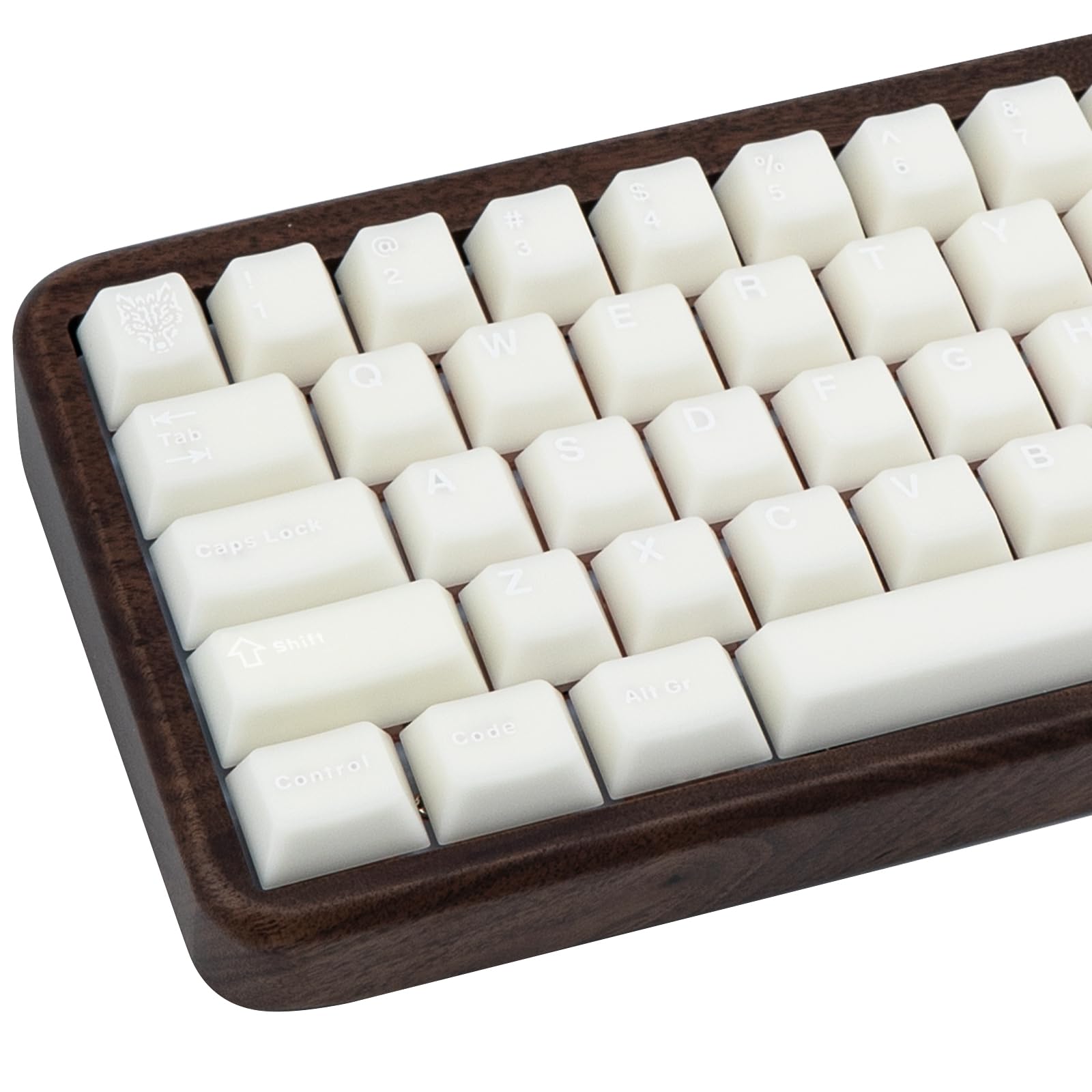 GEKUCAP Milky White 114 Keys PBT Keycaps Minimalist Style Custom ...