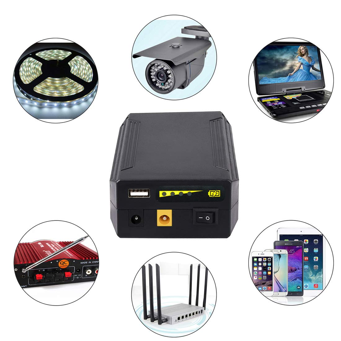 Mua Talentcell Rechargeable 72W 100Wh 12V/8300mAh 9V/11000mAh 5V ...