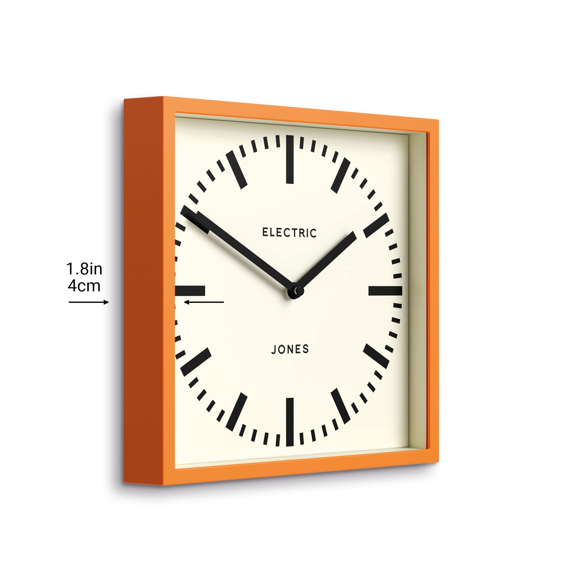 Mua JONES CLOCKS® Box Railway Dial Wall Clock - Square Clock - Station ...