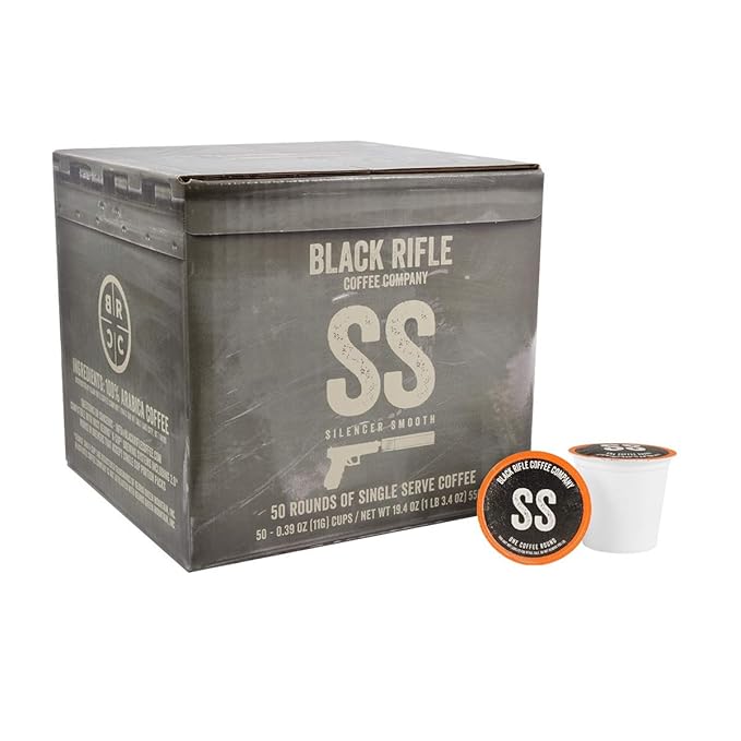 Black Rifle Coffee Company Silencer Smooth Light Roast Coffee Rounds ...