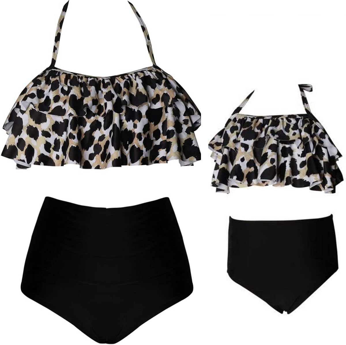 BBYES Mother Daughter Matching Swimsuits Family Mommy Girls Matching ...