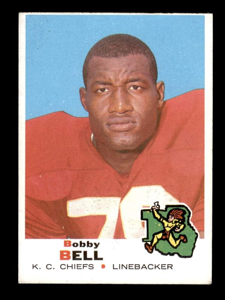 Amazon.com: 1969 Topps # 153 Bobby Bell Kansas City Chiefs (Football ...