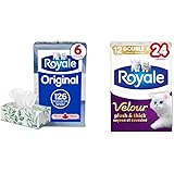 Royale Original 2 Ply Facial Tissue, Soft & Strong, 6 Tissue Boxes, 126 ...