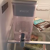 Brita UltraMax Water Filter Dispenser with 1 Longlast Filter, Black, 18 ...