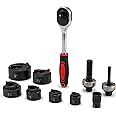 Amazon.com: REDLOONG Ratchet Knockout Hole Punch Driver Kit 12 to 2 ...