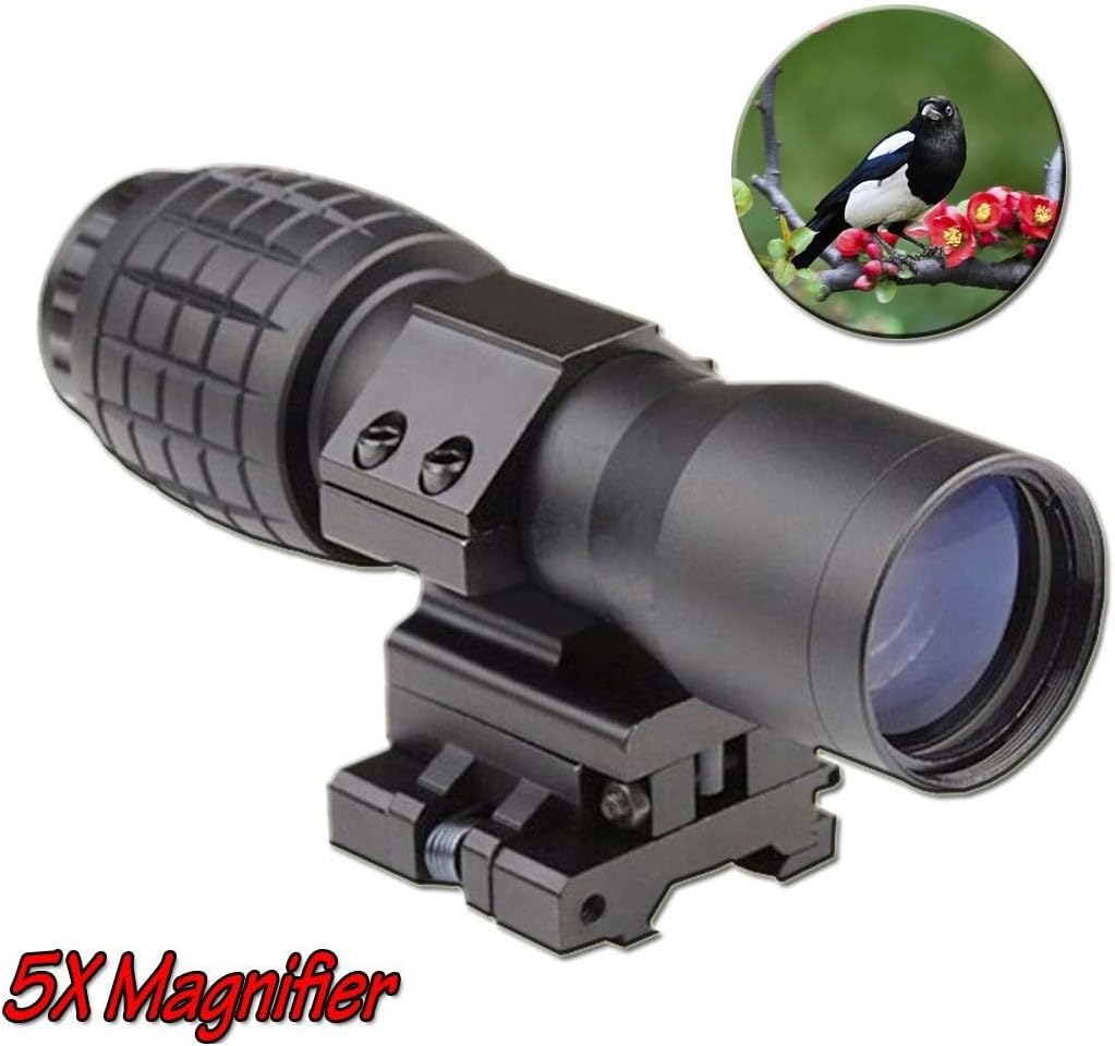 Amazon.com : Zinnor 5X Magnifier Scopes FTS Flip To Side for Eotech ...