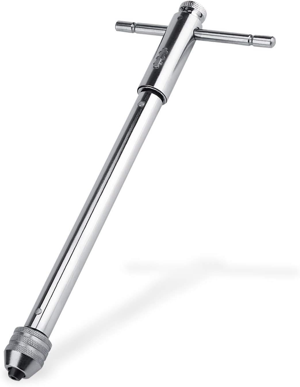 Adjustable T-Handle Ratchet Tap Holder Wrench Household Alloy Steel ...