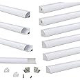 V-Shape Led Aluminum Channel, Muzata 10-Pack 1Meter/3.3ft Led Channels ...