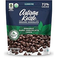 Amazon.com: Artisan Kettle Organic No Sugar Added Dark Chocolate Chips ...