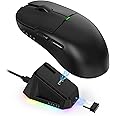 Amazon.com: Ajazz AJ159 Dual Mode 2.4G/USB-C 56g Lightweight Gaming/Office Mouse with PAW3395 ...