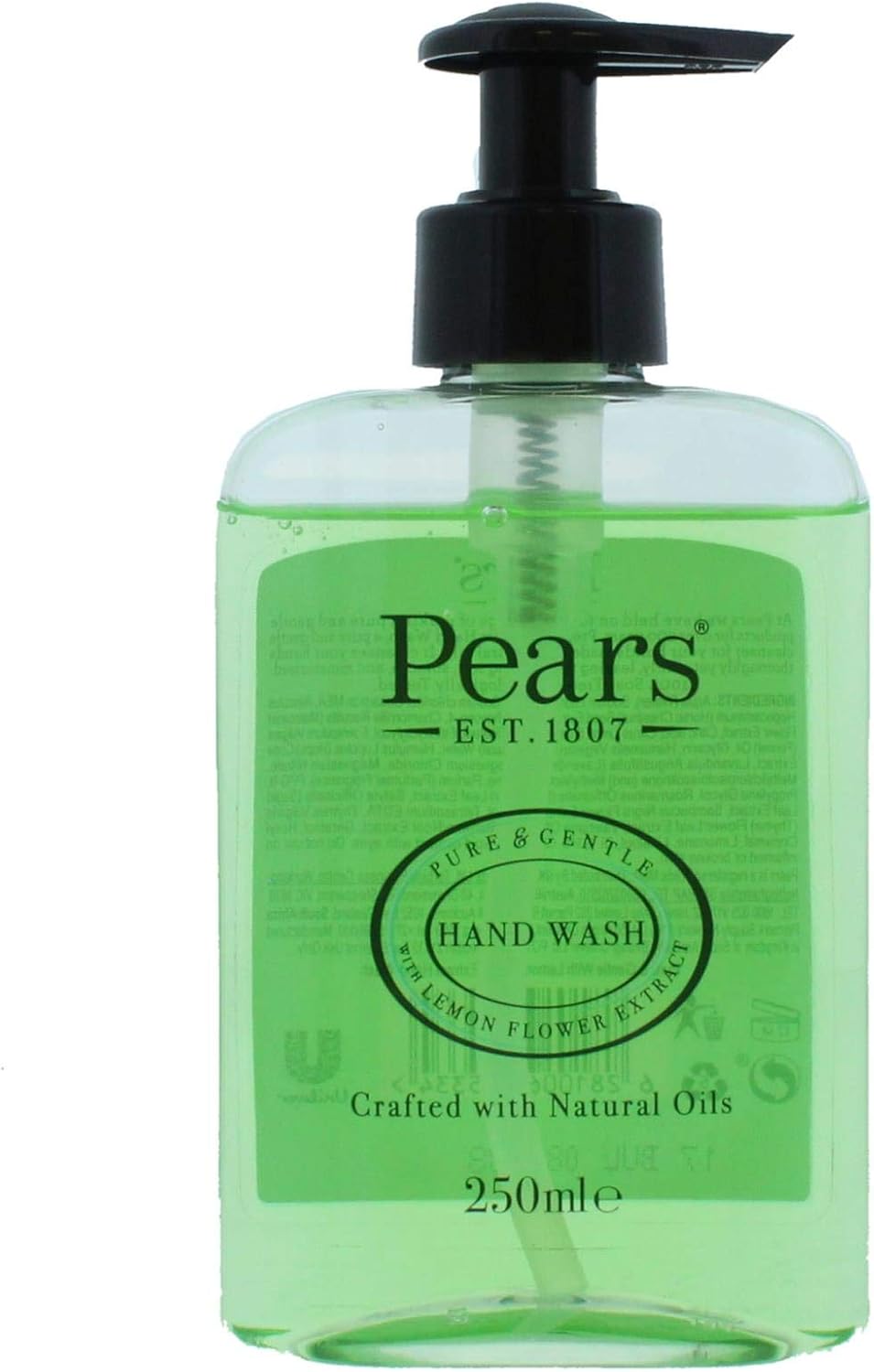(THREE PACKS) Pears Pure & Gentle Hand Wash with Lemon Flower Extract ...