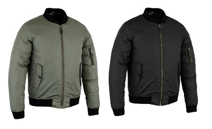 RKsports Motorcycle Motorbike Scooter Waterproof Bomber Jacket CE ...