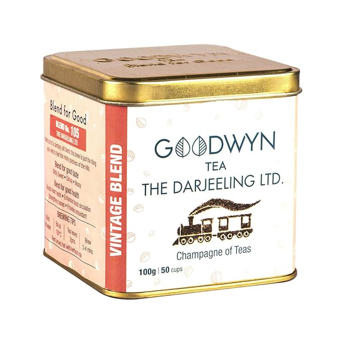Goodwyn Organic Darjeeling Tea, 100g: Amazon.in: Grocery & Gourmet Foods