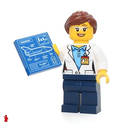 Buy LEGO City Minifigure Space Port - Space Scientist with Space ...