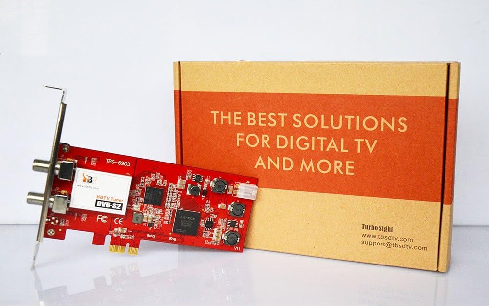 [Genuine] TBS 6903 Professional DVB-S2 Dual Tuner PCI-e Tarjeta CCM/VCM ...