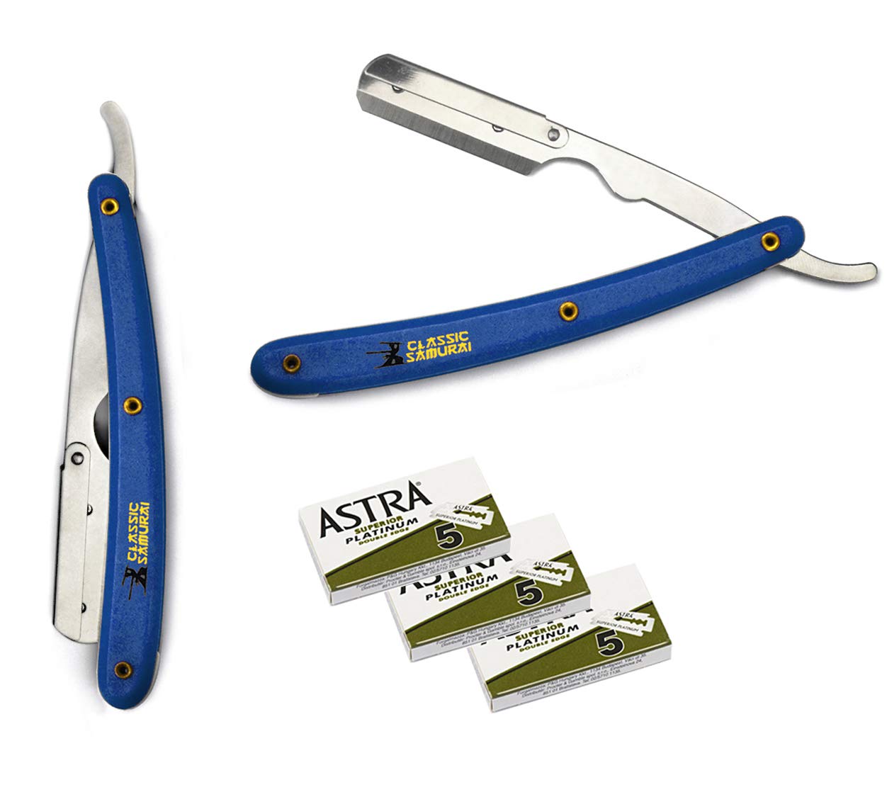 Mua Classic Samurai CS-101 Blue Stainless Steel Professional Barber ...