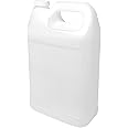 Amazon.com: Jumuk Supplies Heavy Duty Natural 1 Gallon F-Style HDPE ...