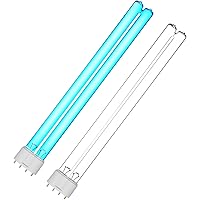 Amazon.com: coospider-repta 2 Pack 24 Watts UVC Germicidal Ultraviolet Light Bulb 12.5" 2G11 ...