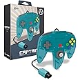Amazon.com: Hyperkin "Captain" Premium Controller for N64 (Turquoise ...