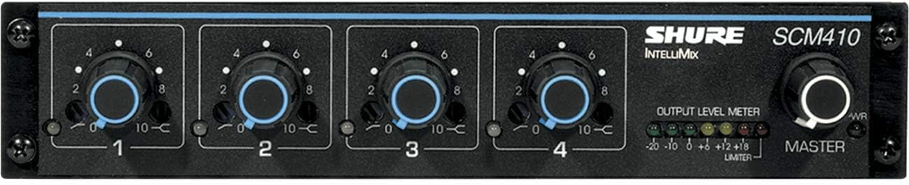 Mixers & Accessories 110V Shure SCM410 4-Channel Automatic Microphone ...