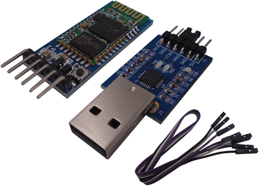 DSD TECH HC-05 Bluetooth Module Kit with CP2102 USB to: Amazon.co.uk ...