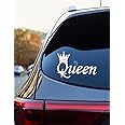Amazon.com - Queen Crown Car Sticker Vinyl Decal Bumper Stickers for ...
