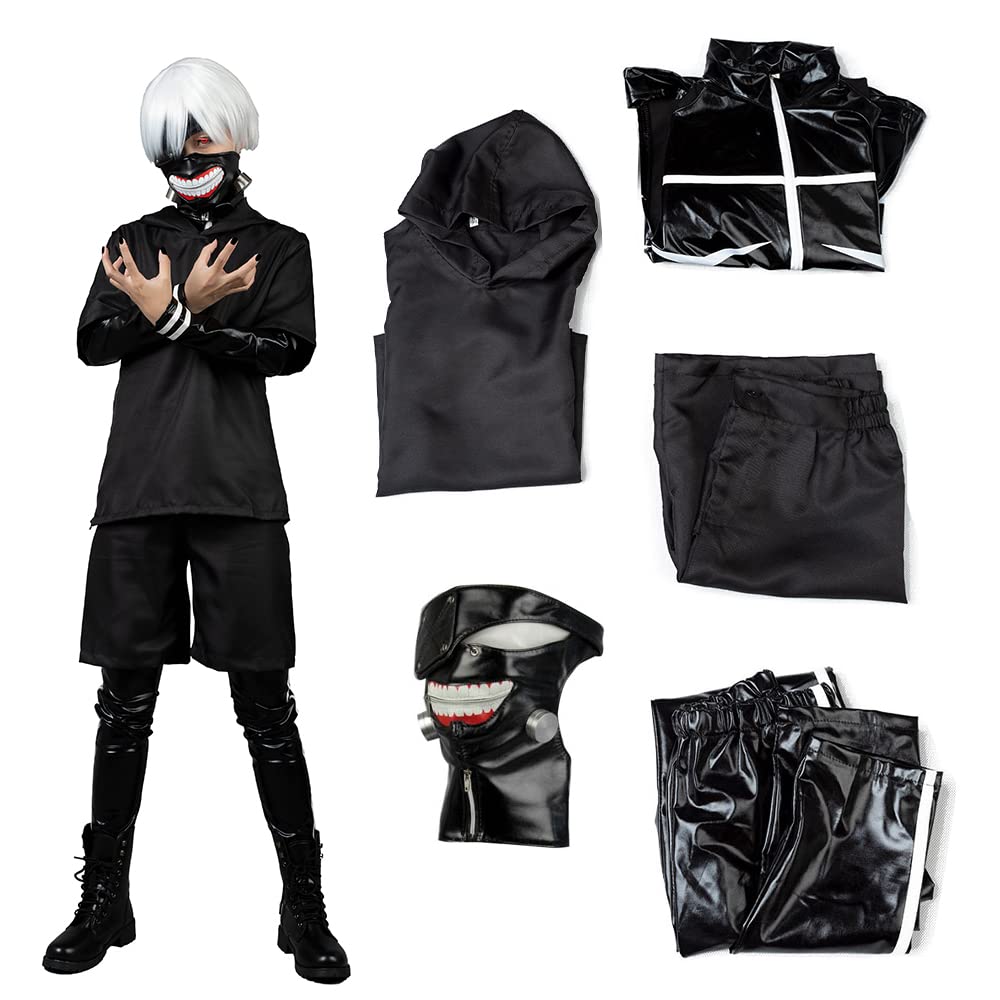 Mua Men's Kaneki Ken Cosplay Costumes Halloween Black Suit mp005087 ...