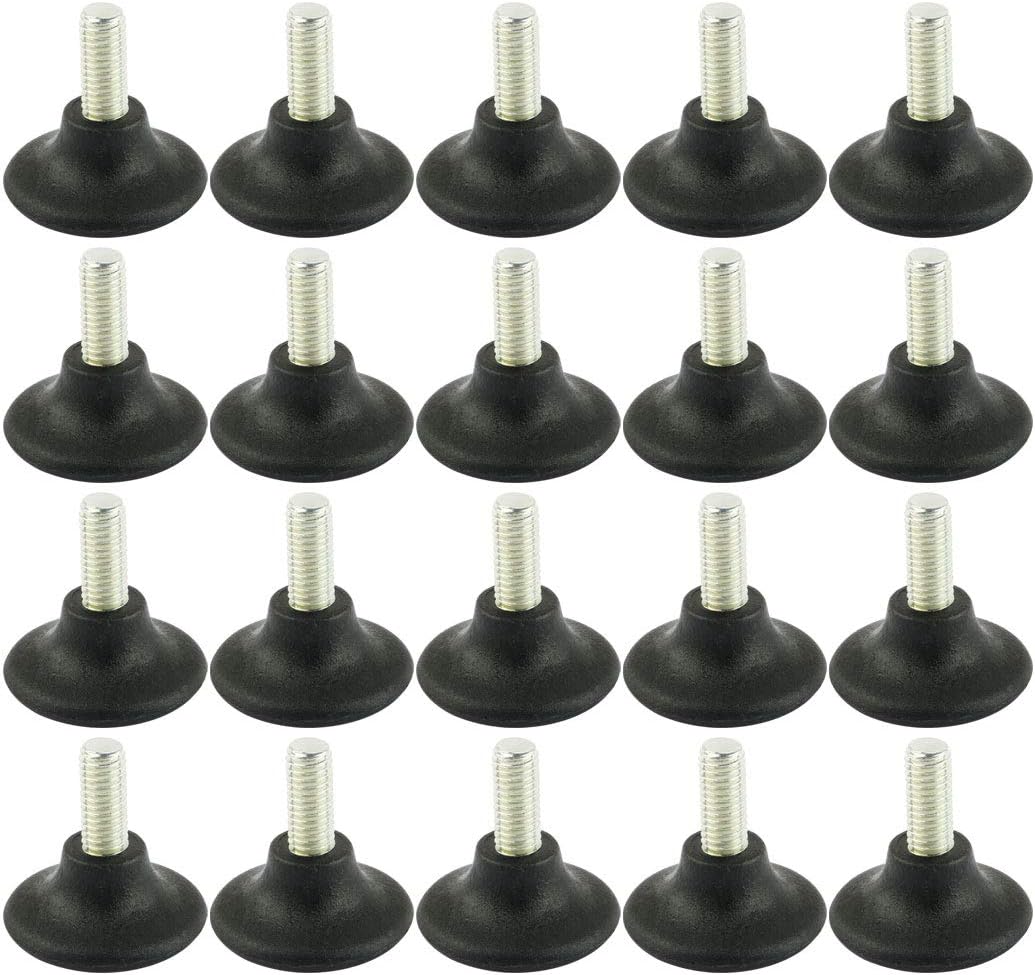 Sourcingmap Leveling Feet Adjustable Threaded Pole Leveling Foot ...