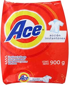 Ace Ace Detergente Regular Accion Instantanea 900 Gr, Pack of 1: Amazon ...