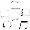 Amazon.com : 30 Pack Music Sticky Notes - 600 Sheets Music Notepads for ...