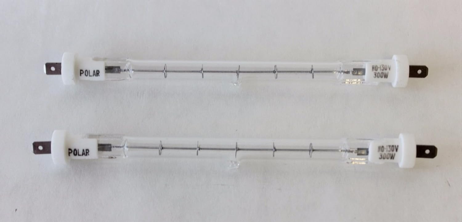 2 Pack 300W Quartz Halogen Blade Base Light Bulb 120V T3 - - Amazon.com