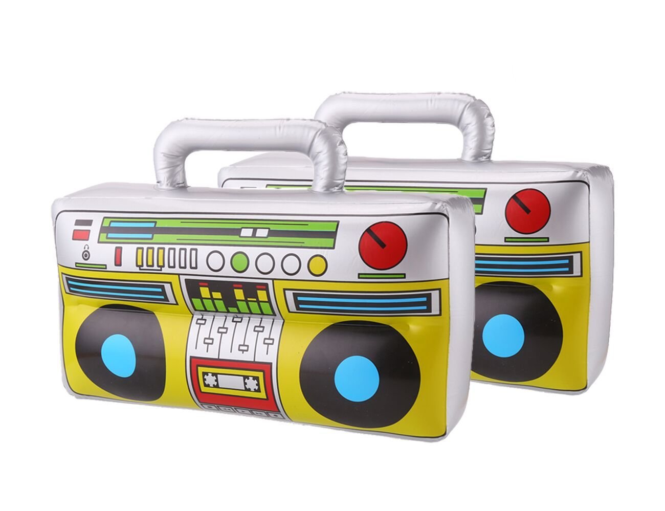 DECORA 16 inch Novelty Inflatable Boombox for 80s 90s Party Decoration ...