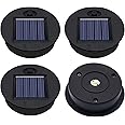 Amazon.com: Solar Lights Replacement Top 4 Pack - 2.76 Inches Outdoor ...