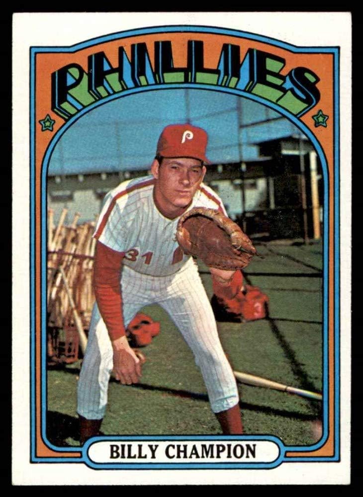 Amazon.com: 1972 Topps # 599 Billy Champion Philadelphia Phillies ...