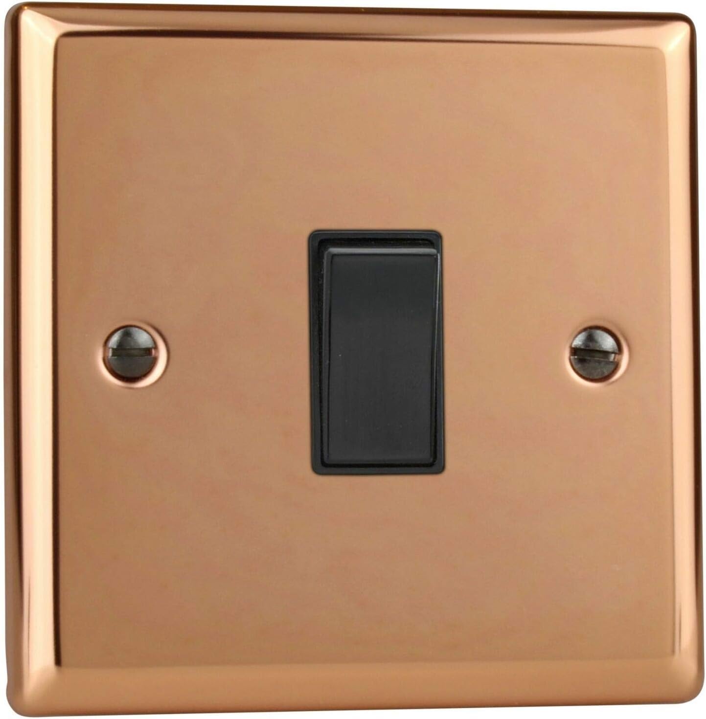 Varilight Urban Polished Copper 1 Gang 2-Way 10 Amp Rocker Light Switch ...
