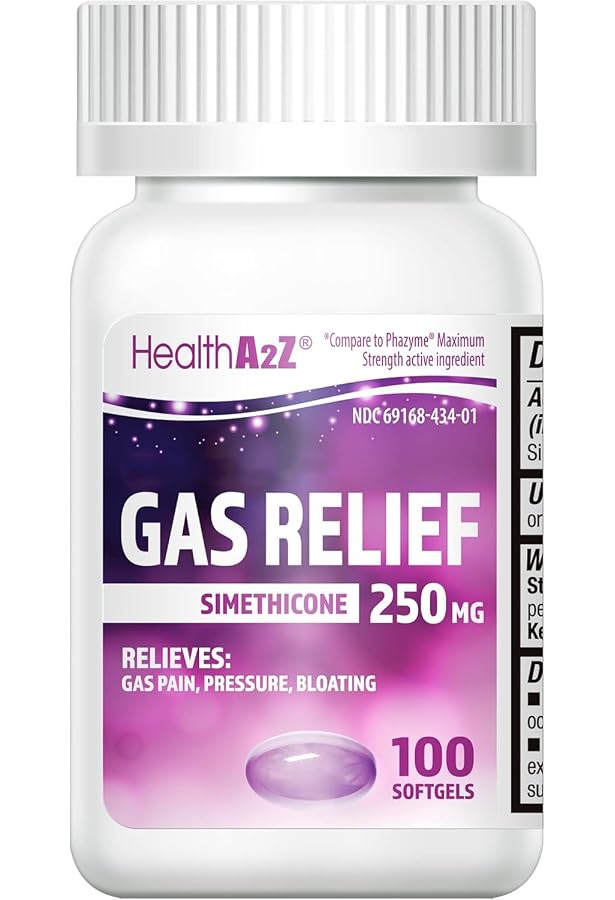 Gas Relief Equate , Simethicone 125 Mg, Extra Strength Softgels, 20 ...