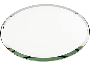 Amazon.com: Plymor Round 3mm Beveled Glass Mirror, 3 inch x 3 inch ...